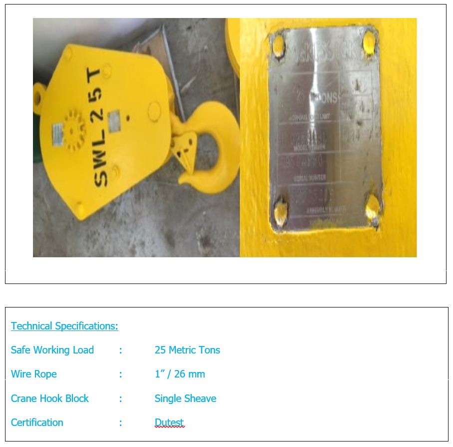 Misc. Hook Blocks, Snatch Blocks 5-50 Te SWL- 1-3 sheave For Sale ...